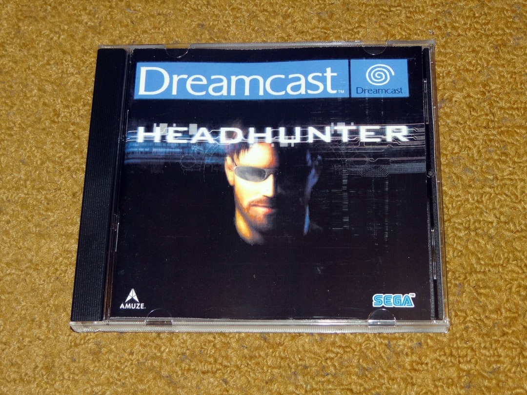 Custom Printed Head Hunter Sega Dreamcast Manual, Case & Case Insert ...