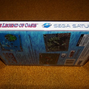 Custom Printed the Legend of Oasis Sega Saturn Manual, & Case Insert ...