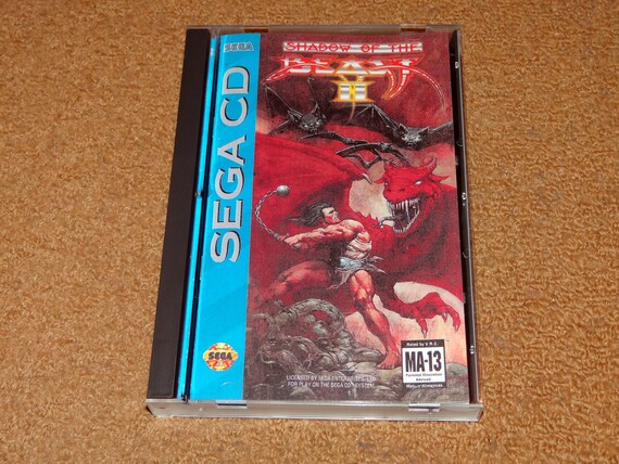 Custom Printed Sega CD Shadow of the Beast II Manual & Case - Etsy