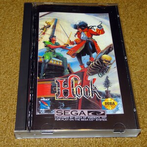 Custom Printed Hook Sega CD Manual, & Case Insert (see Variations Below) - Etsy