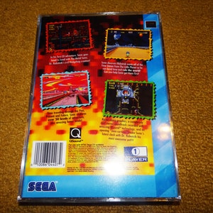 Custom Printed Sonic CD Sega CD Manual, & Case Insert (see Variations ...