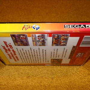 Custom Printed Sega CD Final Fight CD Manual, and Case Insert (select ...