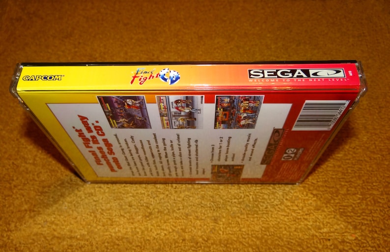 Custom printed Sega CD Final Fight CD manual and case insert | Etsy