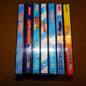 Custom Printed Sega CD Reprinted Manuals and Case Art *message for Game ...