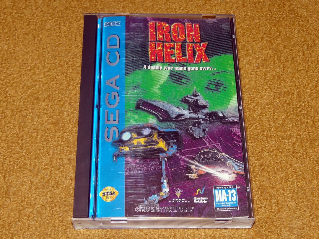 Custom Printed Sega CD Iron Helix Manual, and Case Insert (check Under Options) - Etsy