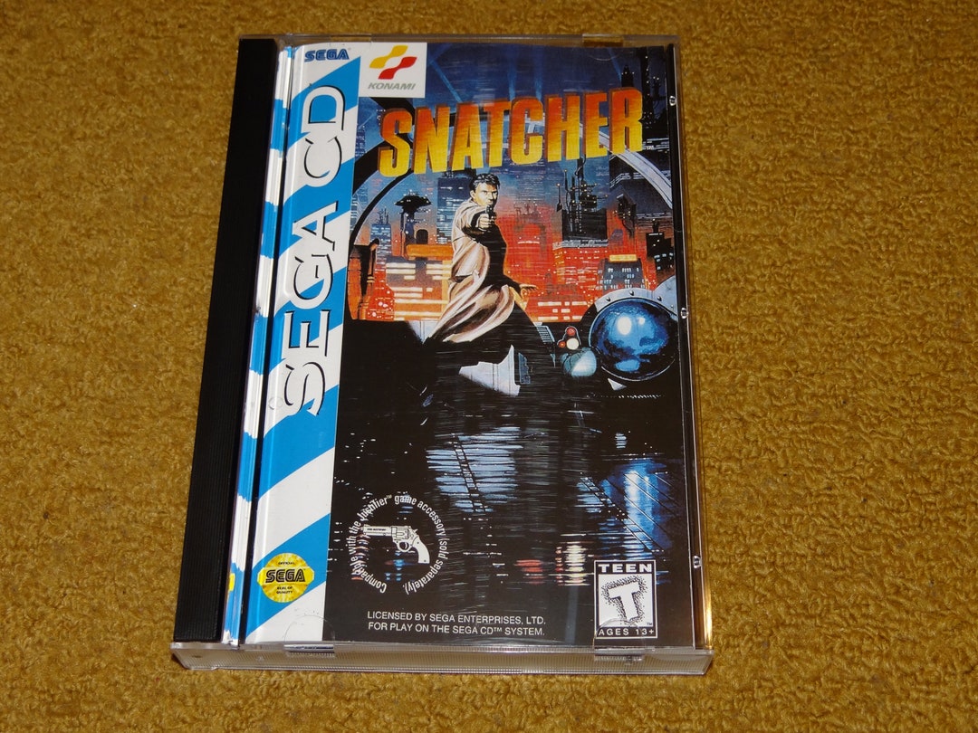 Custom Printed Sega CD Snatcher Manual, and Case Insert (select 'man, Ins & Case' for Cases) - Etsy