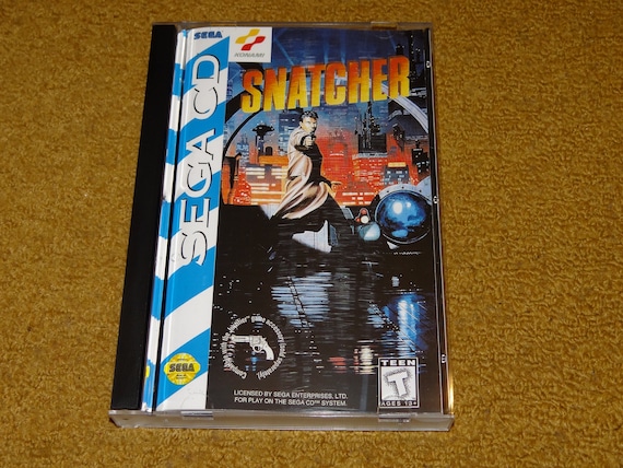 Custom Printed Sega CD Snatcher Manual and Case Insert - Etsy