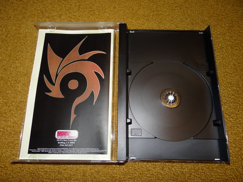 Custom Printed Sega Saturn Dragon Force Manual and Case | Etsy