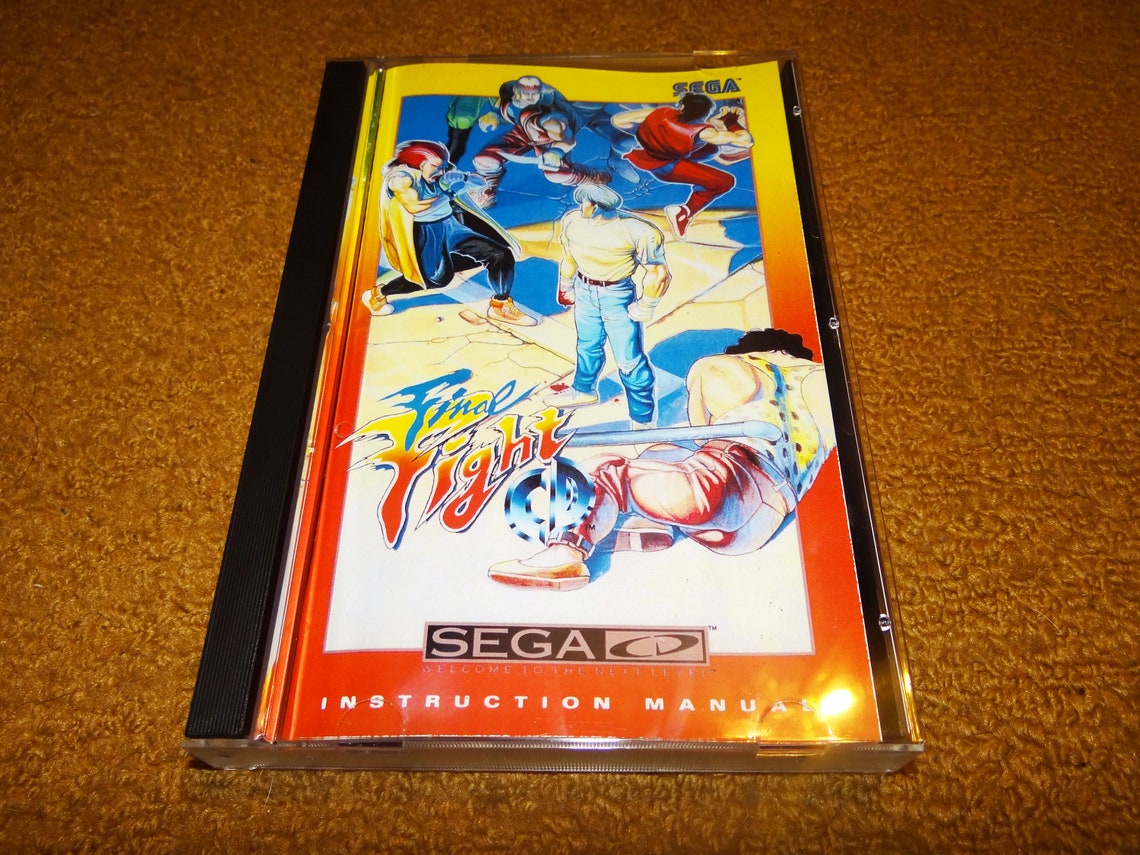 Custom Printed Sega CD Final Fight CD Manual and Case Insert - Etsy