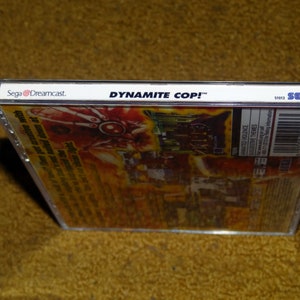 Custom Printed Dynamite Cop! Sega Dreamcast Manual, Case & Case Insert ...