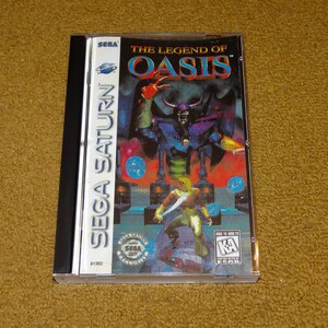 Custom Printed the Legend of Oasis Sega Saturn Manual, & Case Insert ...