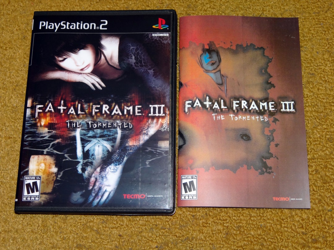 Custom Printed Fatal Frame III the Tormented Playstation 2 Manual, Case ...