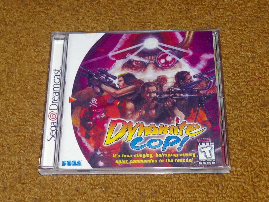 Custom Printed Dynamite Cop! Sega Dreamcast Manual, Case & Case Insert (see Variations) - Etsy