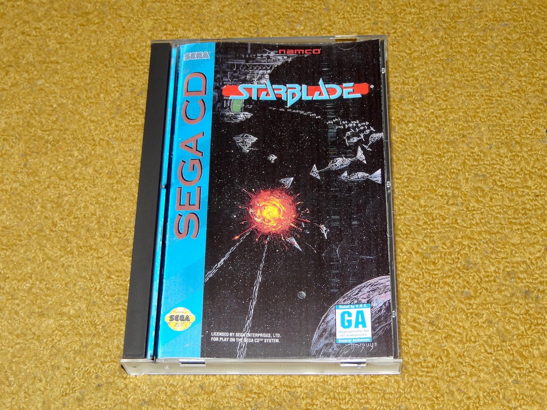 Custom Printed Starblade Sega CD Manual, & Case Insert (see Variations ...