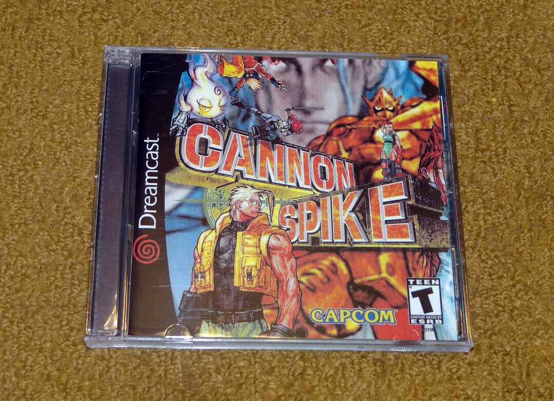 Custom Printed Cannon Spike Sega Dreamcast Manual, Case & Case Insert ...
