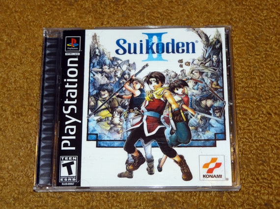 Custom Printed Suikoden II Playstation 1 Manual Case & Case - Etsy