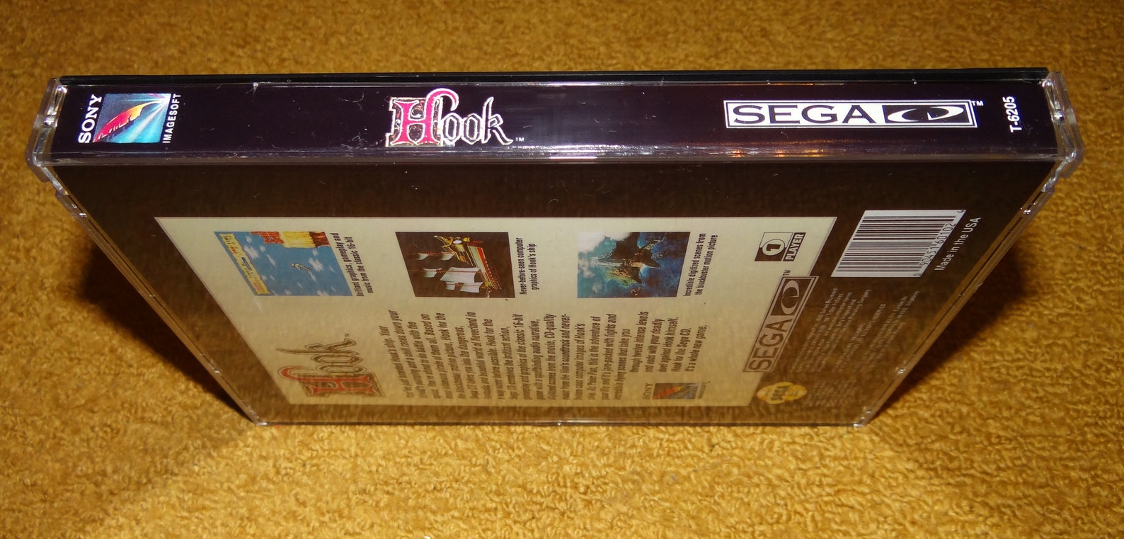 Custom Printed Hook Sega CD Manual & Case Insert see | Etsy