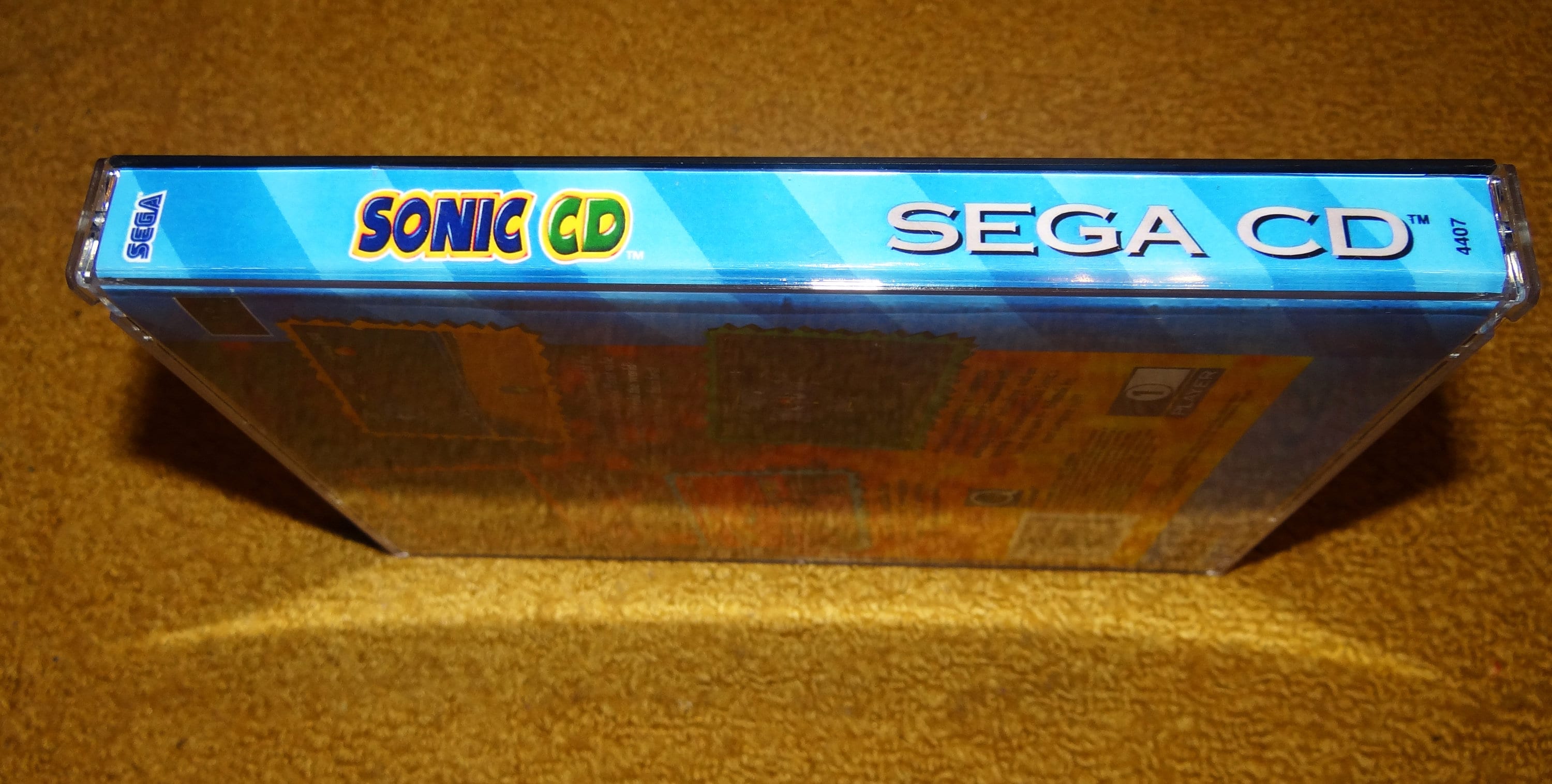 Custom Printed Sonic CD Sega CD Manual, & Case Insert (see Variations ...