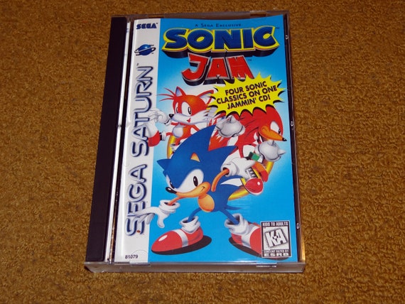Custom Printed Sonic Jam Sega Saturn Reprinted Manual & Case - Etsy