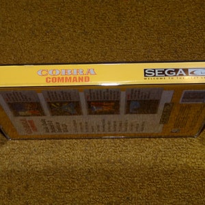 Custom Printed Sega CD Cobra Command Manual, and Case Insert (select ...