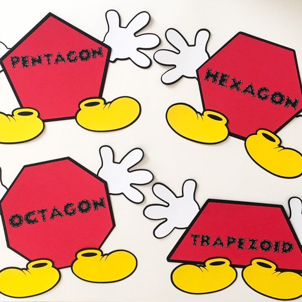 Mickey Mouse Shape - Etsy