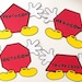 Mickey Mouse Shapes Preschool Kindergarten Classroom School Decoration ...
