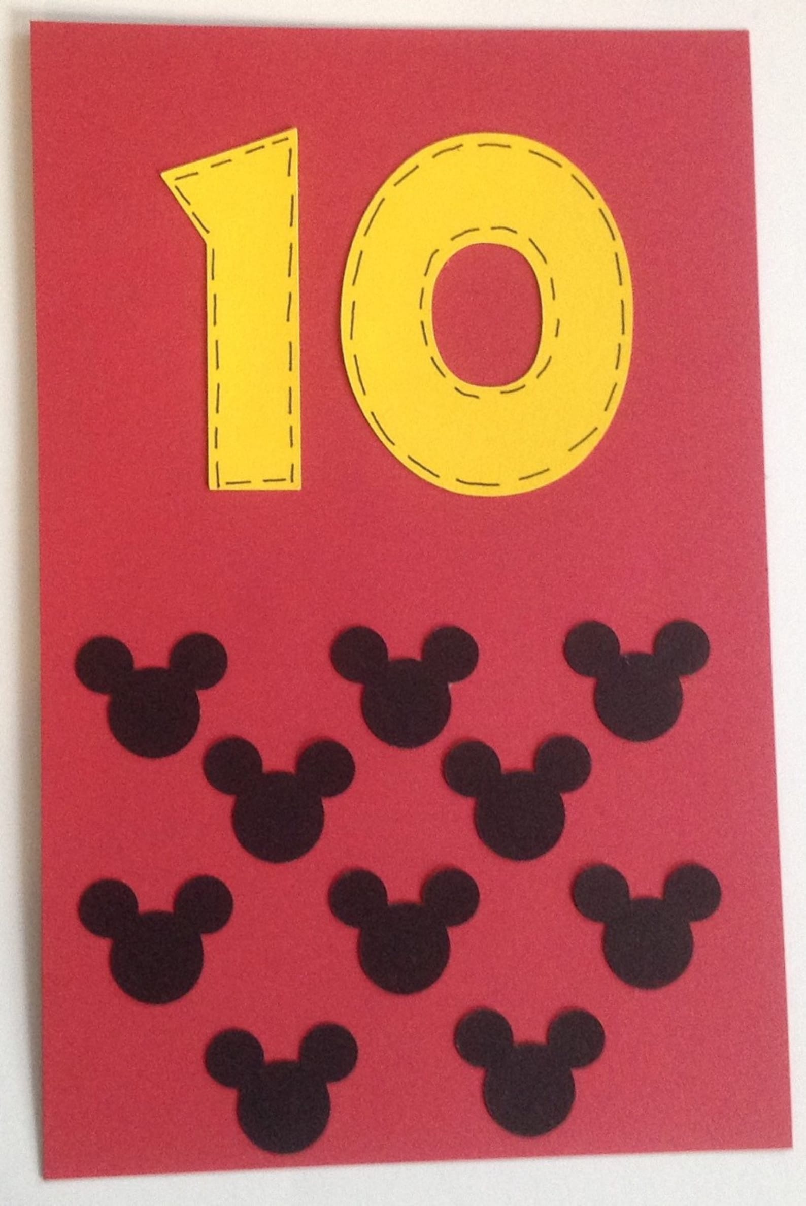 Preschool Kindergarten Classroom Disney Mickey Minnie Mouse 1-10 ...