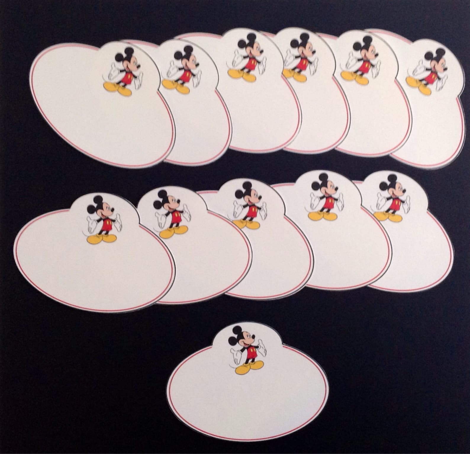 Group of 12, 24 or 36 Walt Disney World Mickey Mouse Themed Name Locker ...