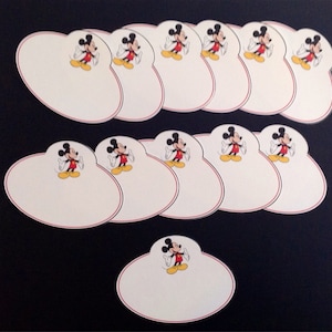 Group of 12, 24 or 36 Walt Disney World Mickey Mouse Themed Name Locker ...