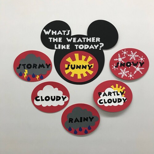 Preschool Kindergarten Classroom Mickey Minnie Mouse Days of - Etsy