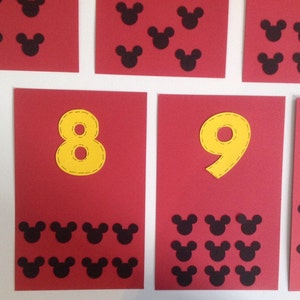 Preschool Kindergarten Classroom Disney Mickey Minnie Mouse 1-10 ...