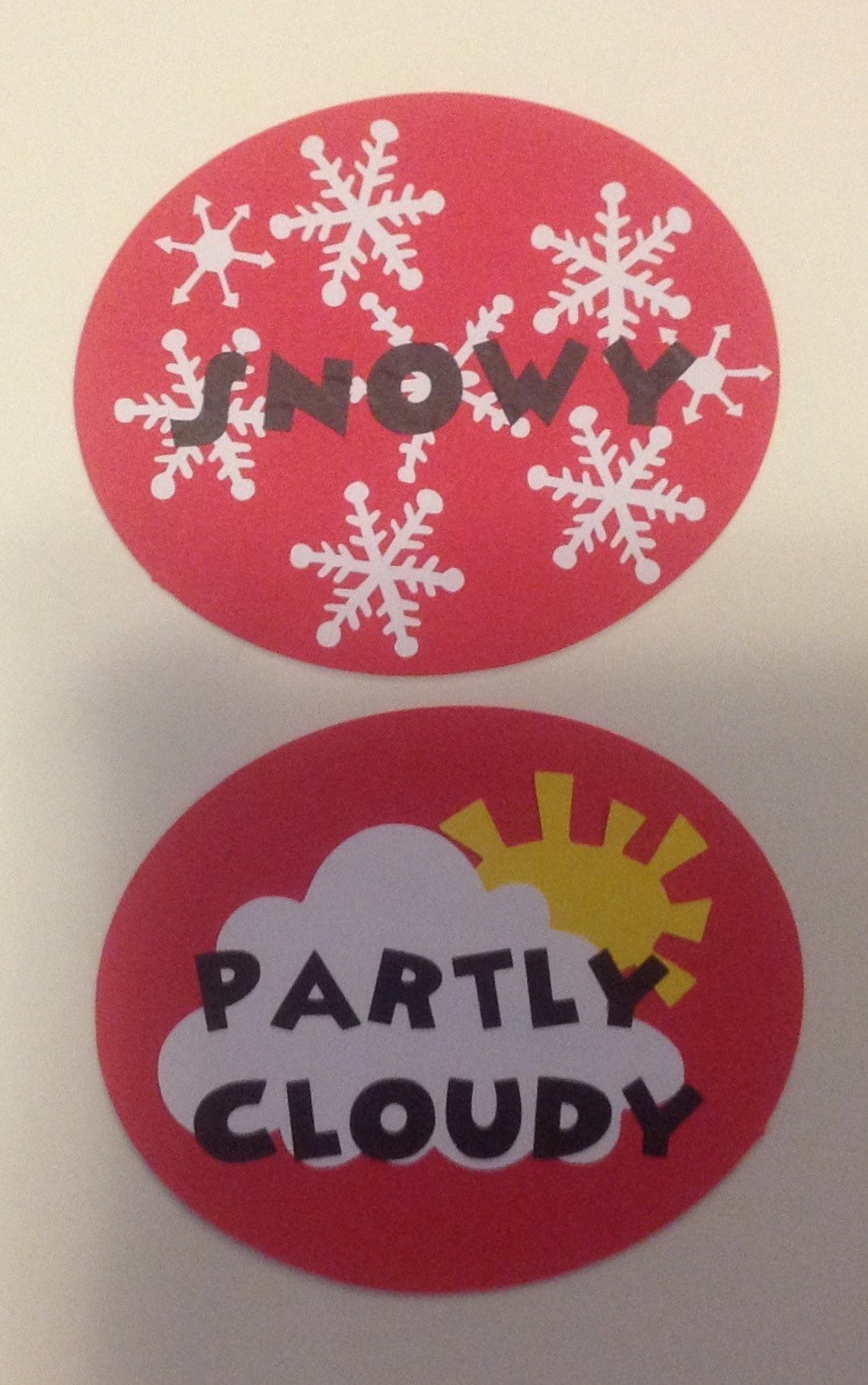 Kindergarten Preschool Disney Weather Chart Cards Mickey and Minnie ...