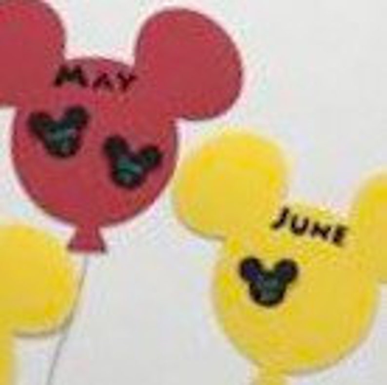 NEW ITEM! Mickey Mouse Birthday Chart Disney Classroom - Etsy