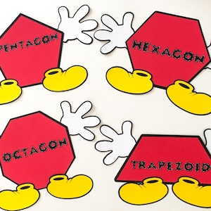 ADDITIONAL SHAPES ONLY*** for Mickey Mouse Shapes Preschool ...