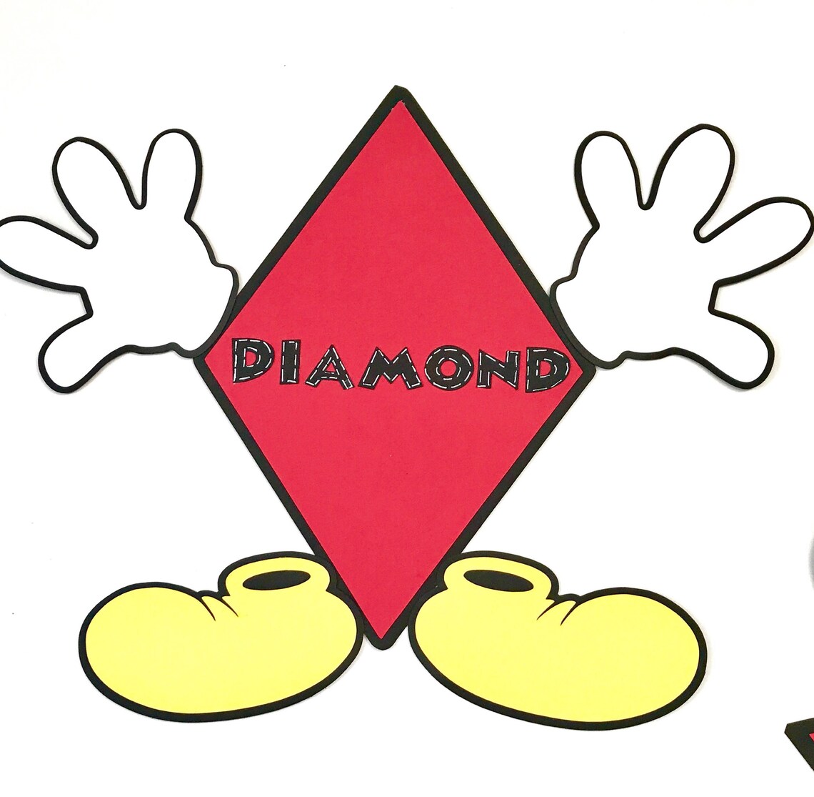 Mickey Mouse Shapes Preschool Kindergarten Classroom School | Etsy