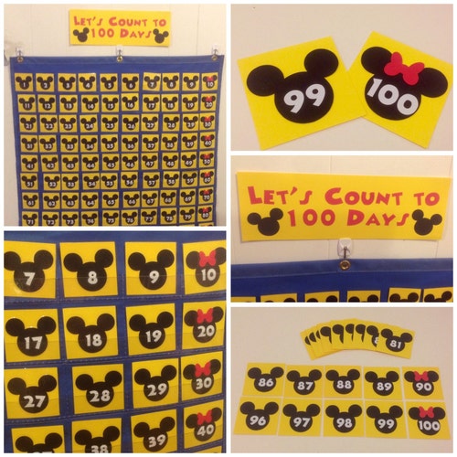 Preschool Kindergarten Classroom Mickey Minnie Mouse Days of - Etsy