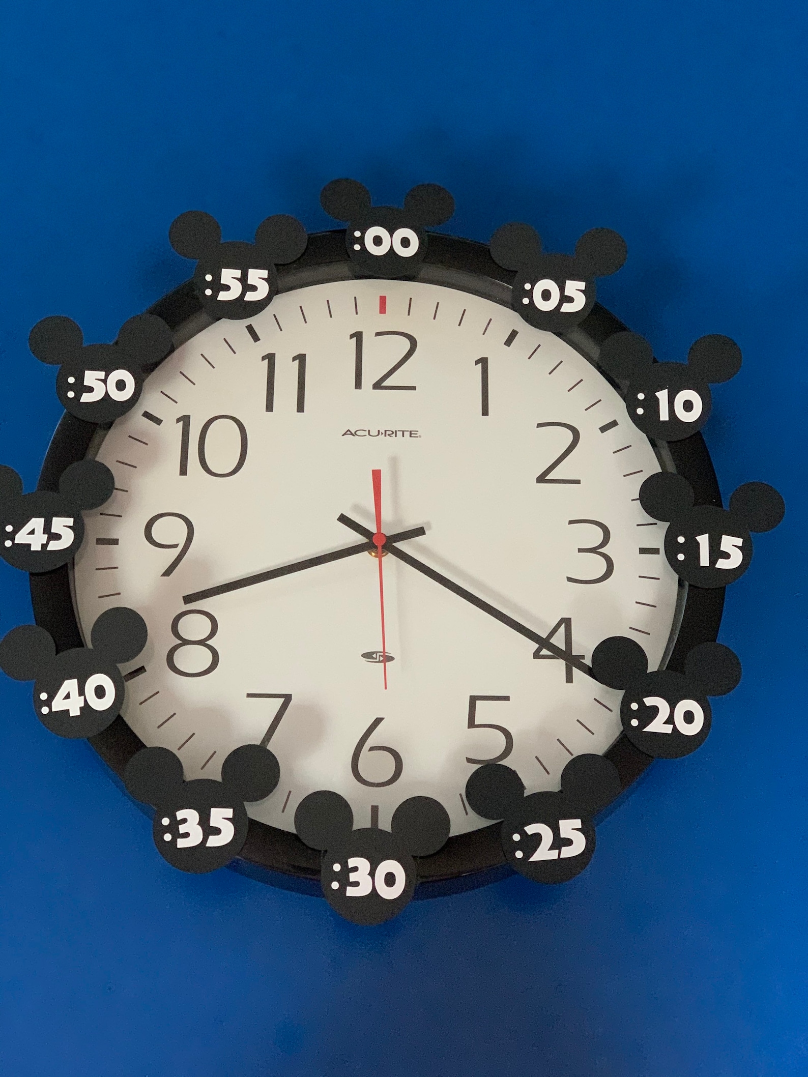 Clock Numbers to Teach Time Disney Classroom Mickey Mouse | Etsy