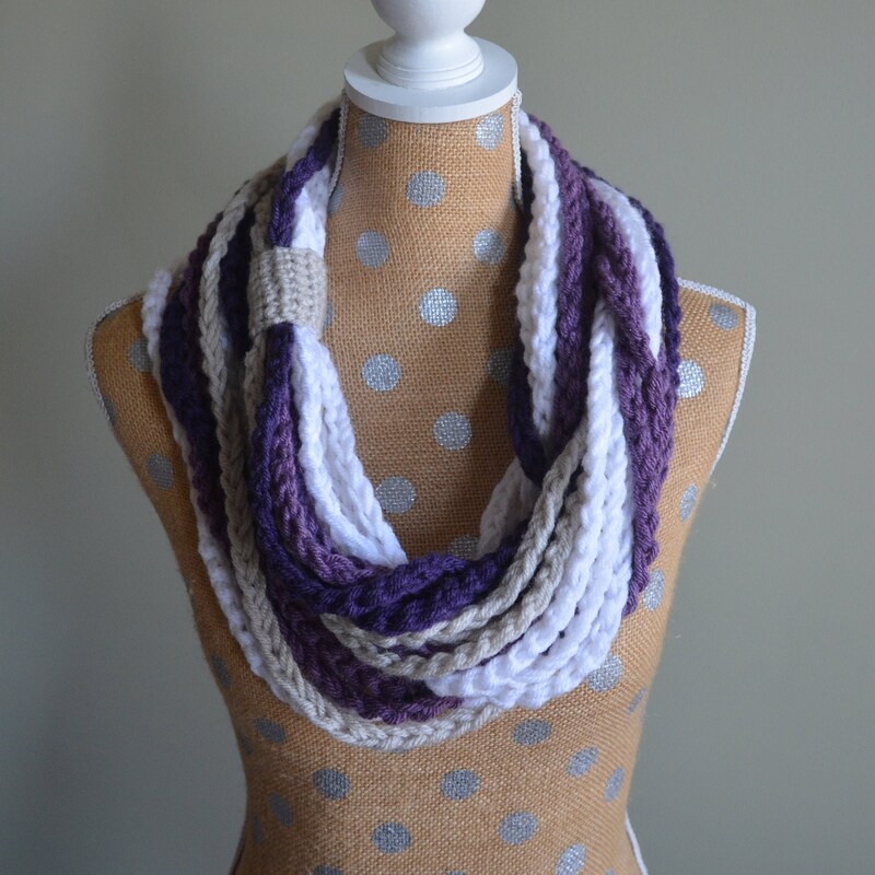 Crochet Chain Scarf - Etsy