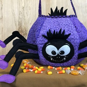 Spooky Spider Trick or Treat Bag Creepy Cute Halloween - Etsy