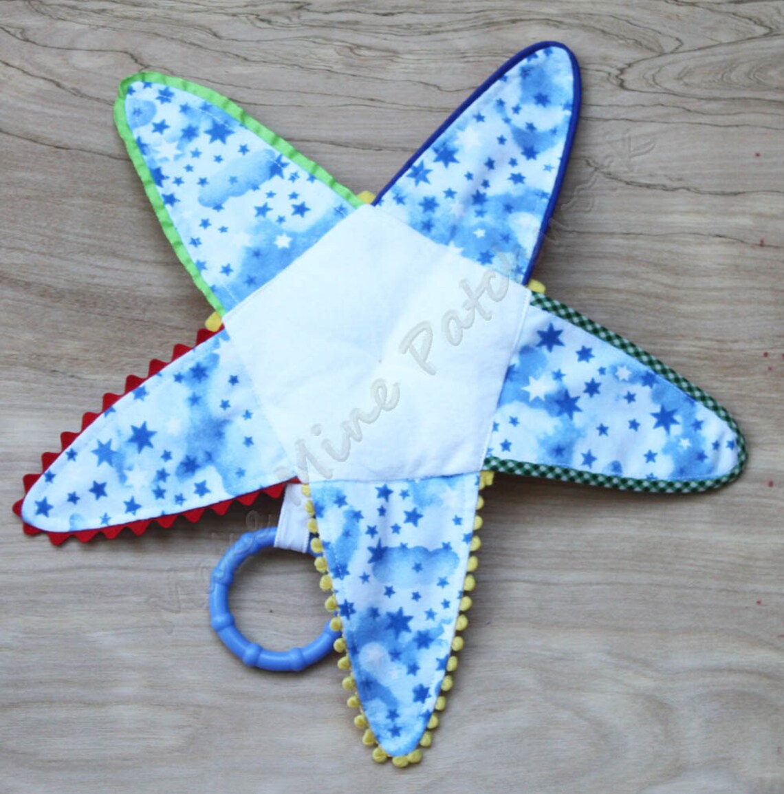 Baby Sensory Plush Toy Primary Yellow Red and Blue Texturede - Etsy