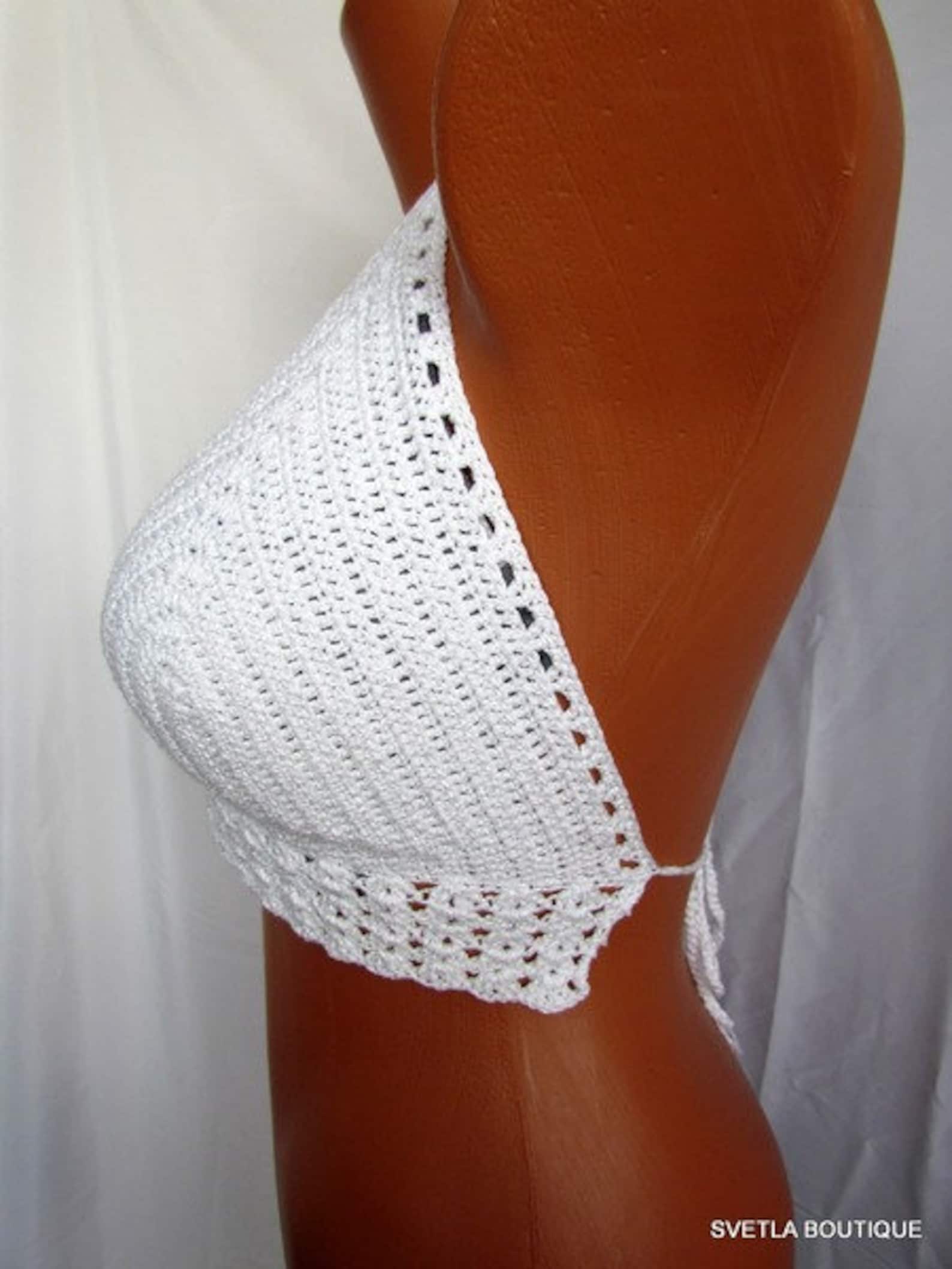 Sexy Crochet Bra Sexy Bra Crochet Crochet Holder Top Bikini Etsy