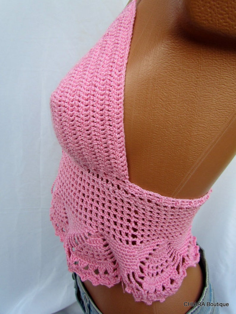 Sexy Crochet Bra Sexy Bra Crochet Crochet Halter Top Bikini Etsy