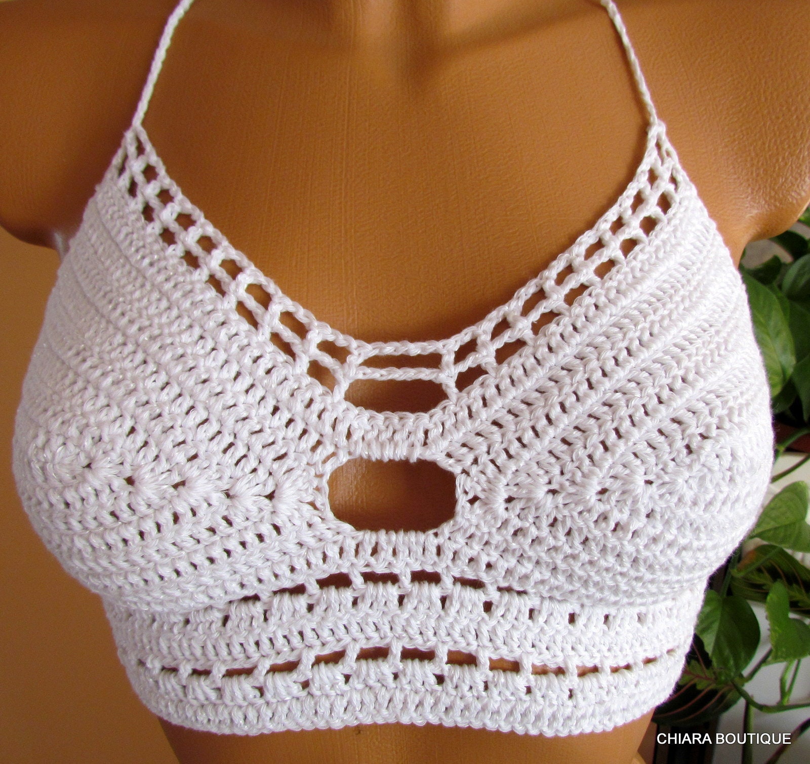 Sexy Crochet Bra Sexy Bra Crochet Crochet Holder Top Bikini Etsy