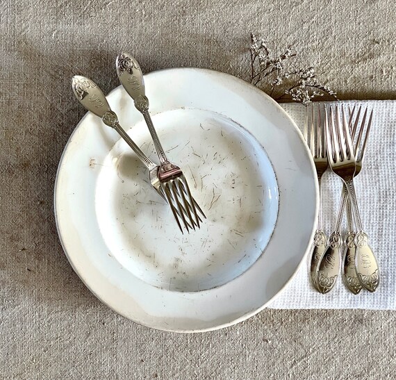 TIFFANY Coin Silver Dinner Forks by John Polhemus of New York | Etsy