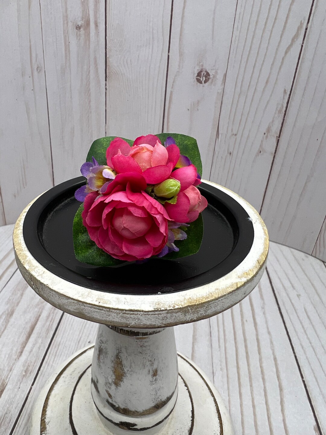 Ring Corsage Faux Rose Pink: Prom Wedding Homecoming - Etsy