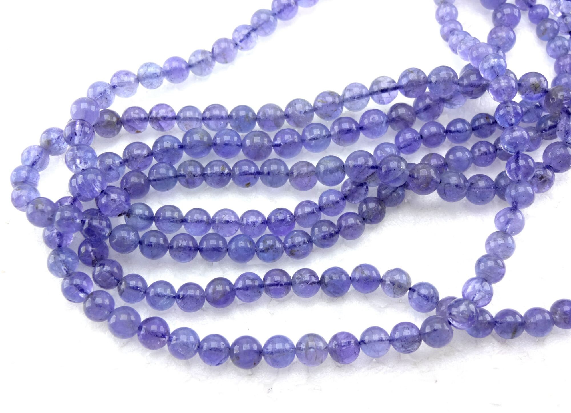 Tanzanite Smooth Plain Round Beads Tanzanite Plain Ball Beads | Etsy