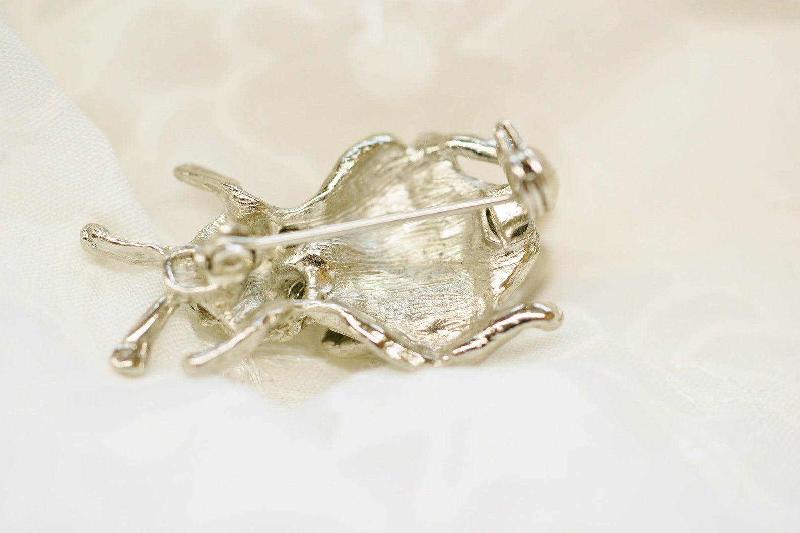 Vintage Trembler Silver Winged Wasp Pin Mid Century Silver | Etsy