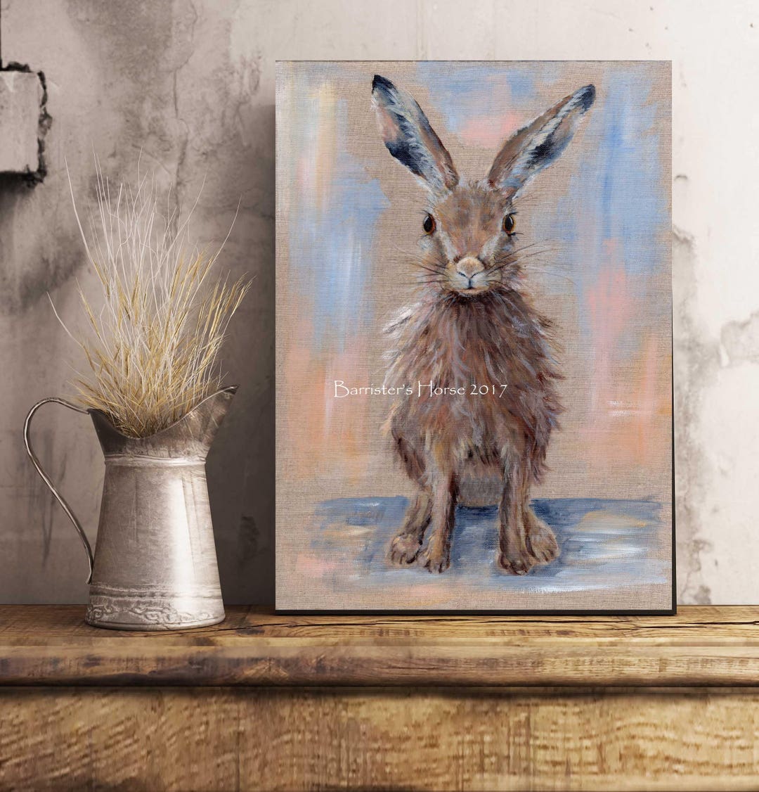 PRETTY HARE Fine Art Giclee Prints From My Acrylic on Linen - Etsy UK