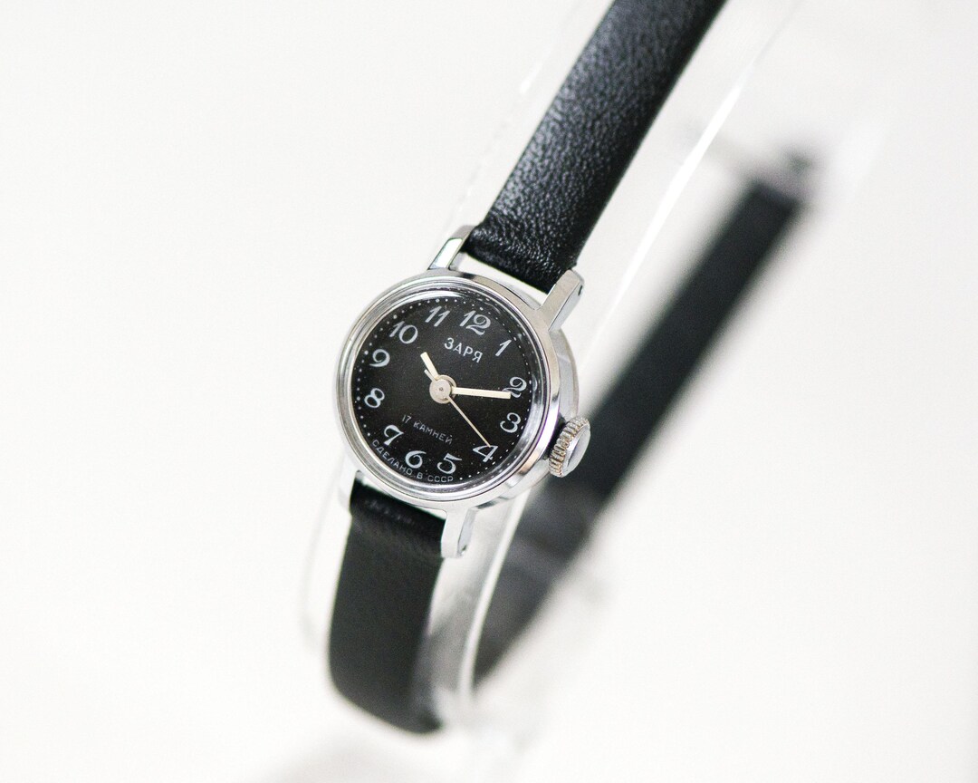 Super Small Women Watch ZARIA Silver Shade NOS. Vintage Lady Watch ...