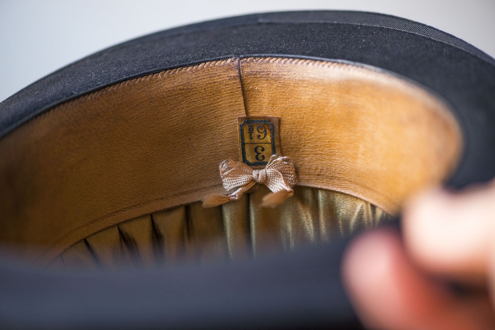 Antique Bowler Hat Black Wool Hat Small Size. Victorian - Etsy